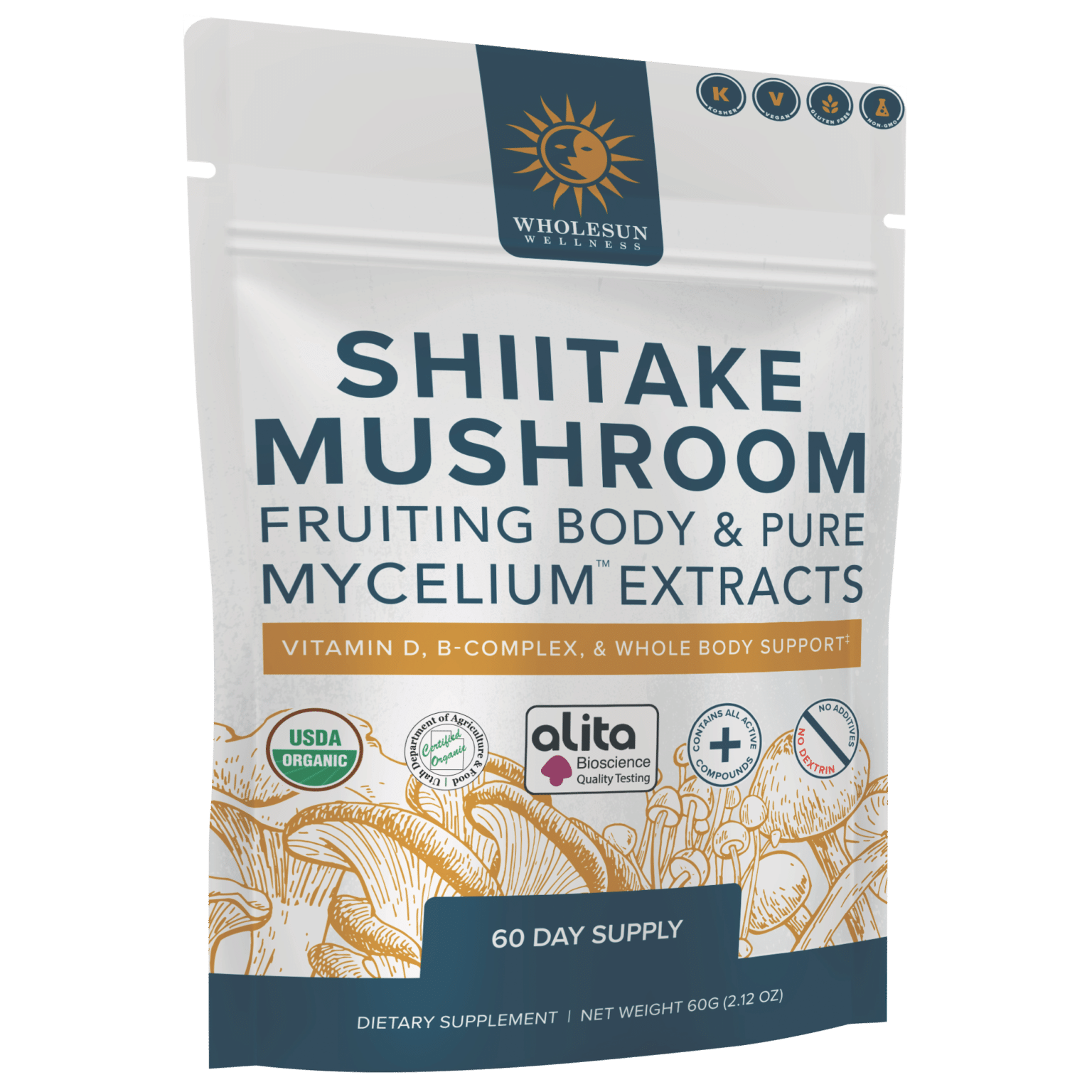 Shiitake Mushroom Supplements | WholeSun Wellness